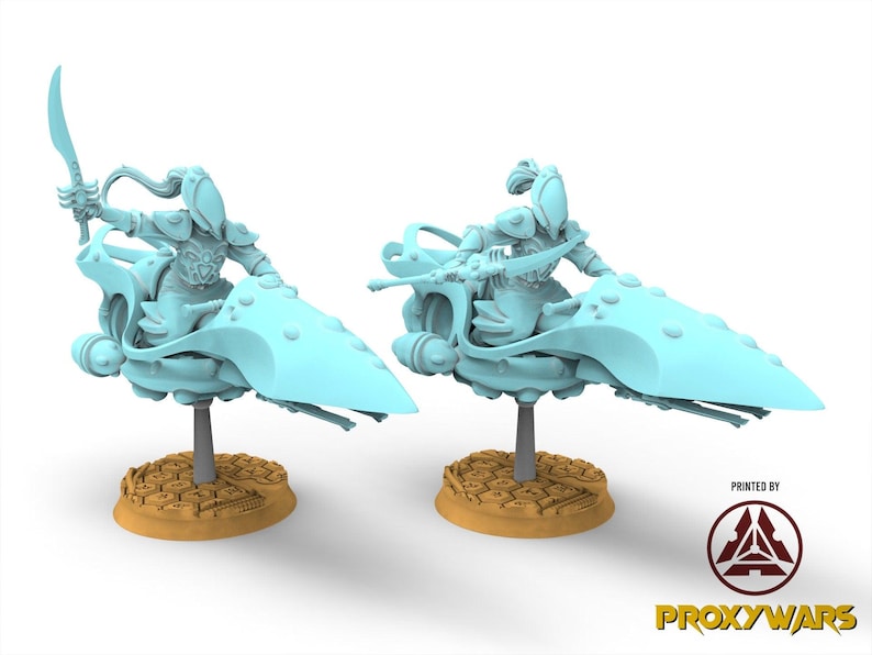 Space Elves - Oracle on Bike - Fantasy Cult miniature - Etsy Portugal