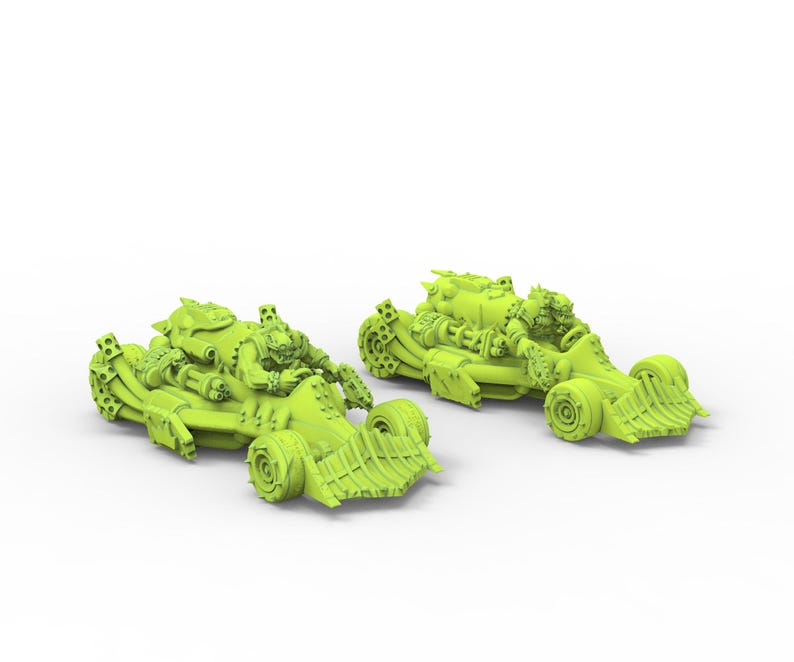 Green Skin - Orc Dragsta, Orc Speed Cult - Malicious Minis - Etsy Portugal