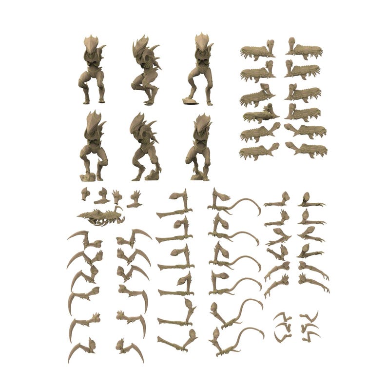 Fukai - the Devourers, Warrior Ranged - Fantasy Cult Miniatures - Etsy