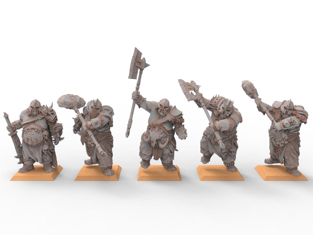 Imperial Fantasy - Armoured Ogre Mercenary, Massive Two-handed Weapons ...