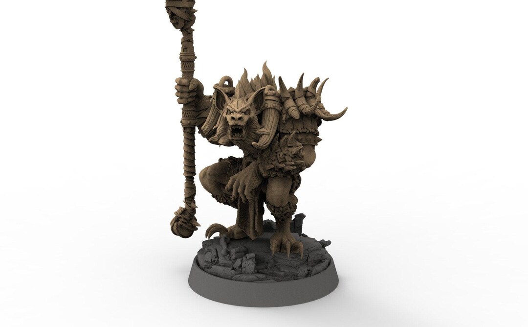 Jannik Hellhound, the Gnolls of Blood Forest - Daybreak Miniatures - Etsy