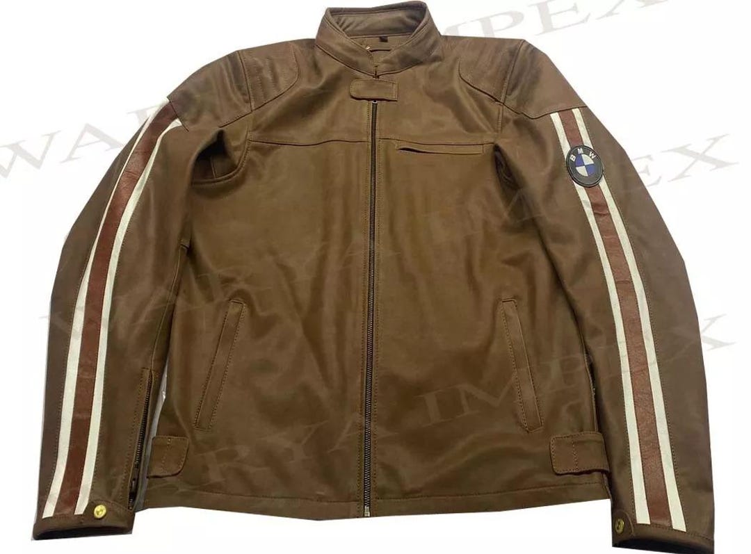 BMW Motorrad Leather Jacket BMW Motorcycle Biker Leather Jacket Racing ...