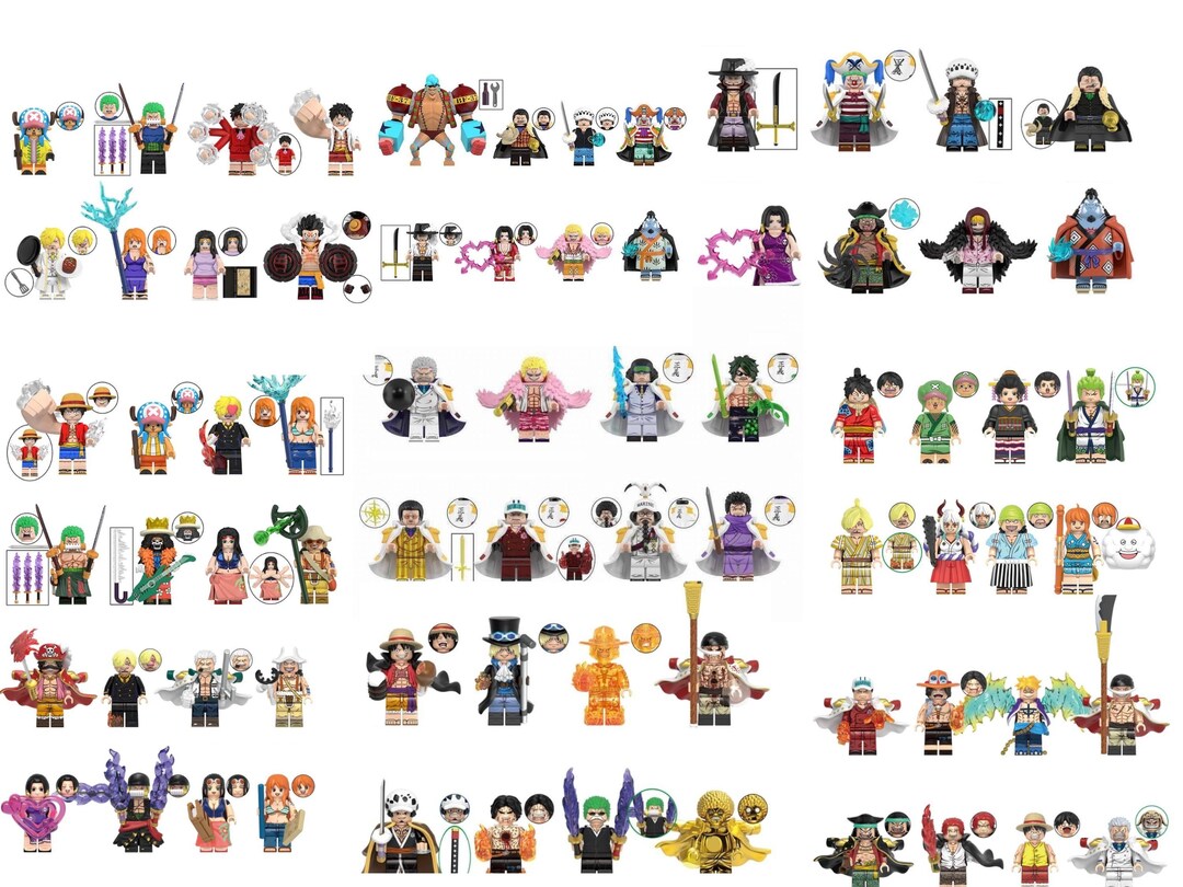 One Piece Minifigure Set – Custom Building Block Figure – MOC ...