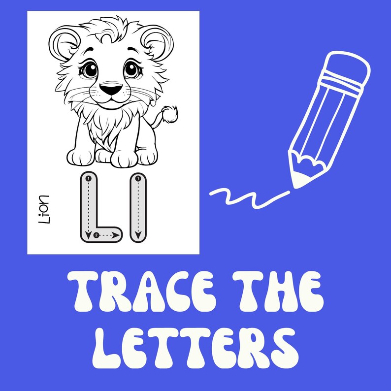 ABC Coloring Pages, Animal Alphabet Art, Preschool Printables, Kids ...