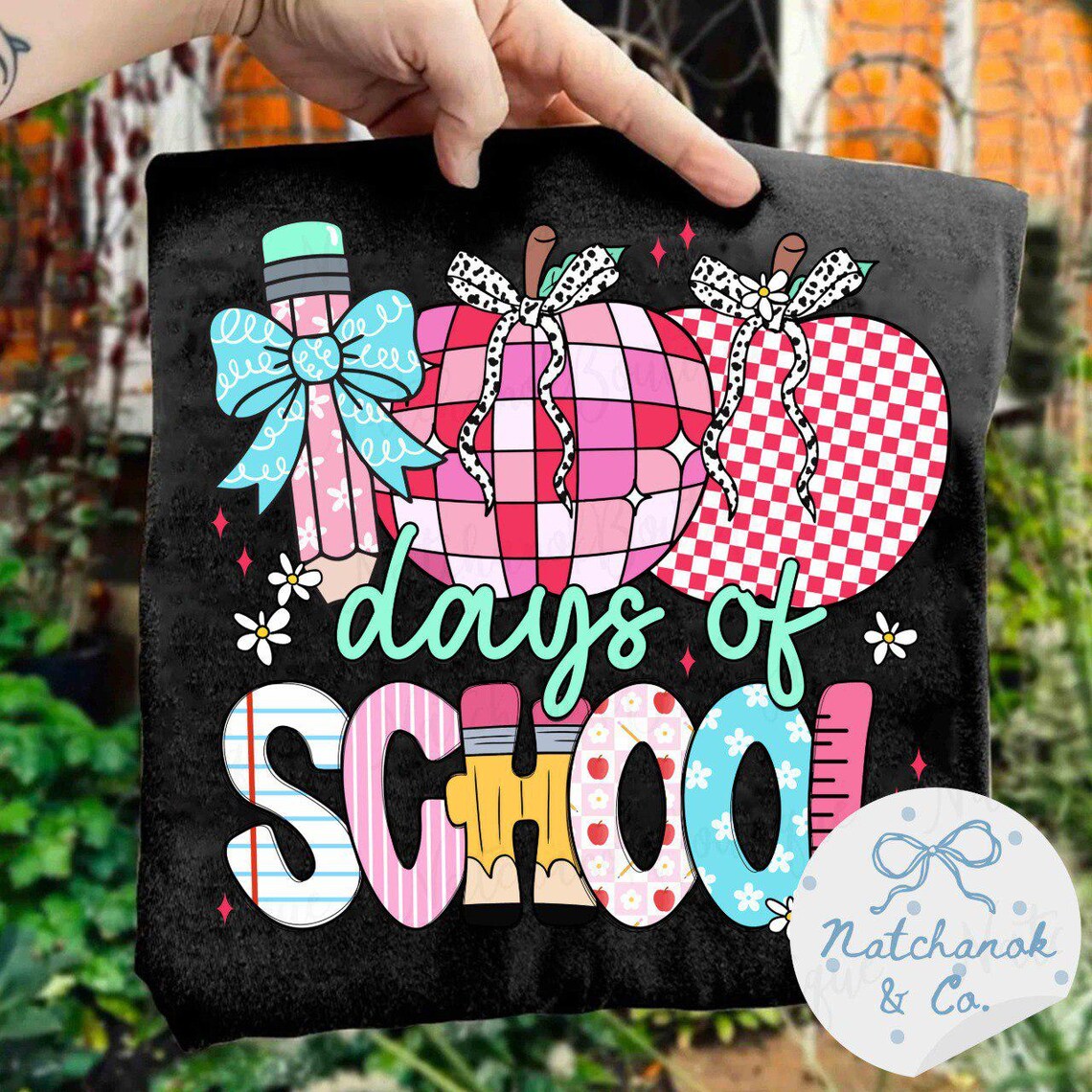 Preppy 100 Days of School Coquette Png Bundle - Digital Download - Etsy