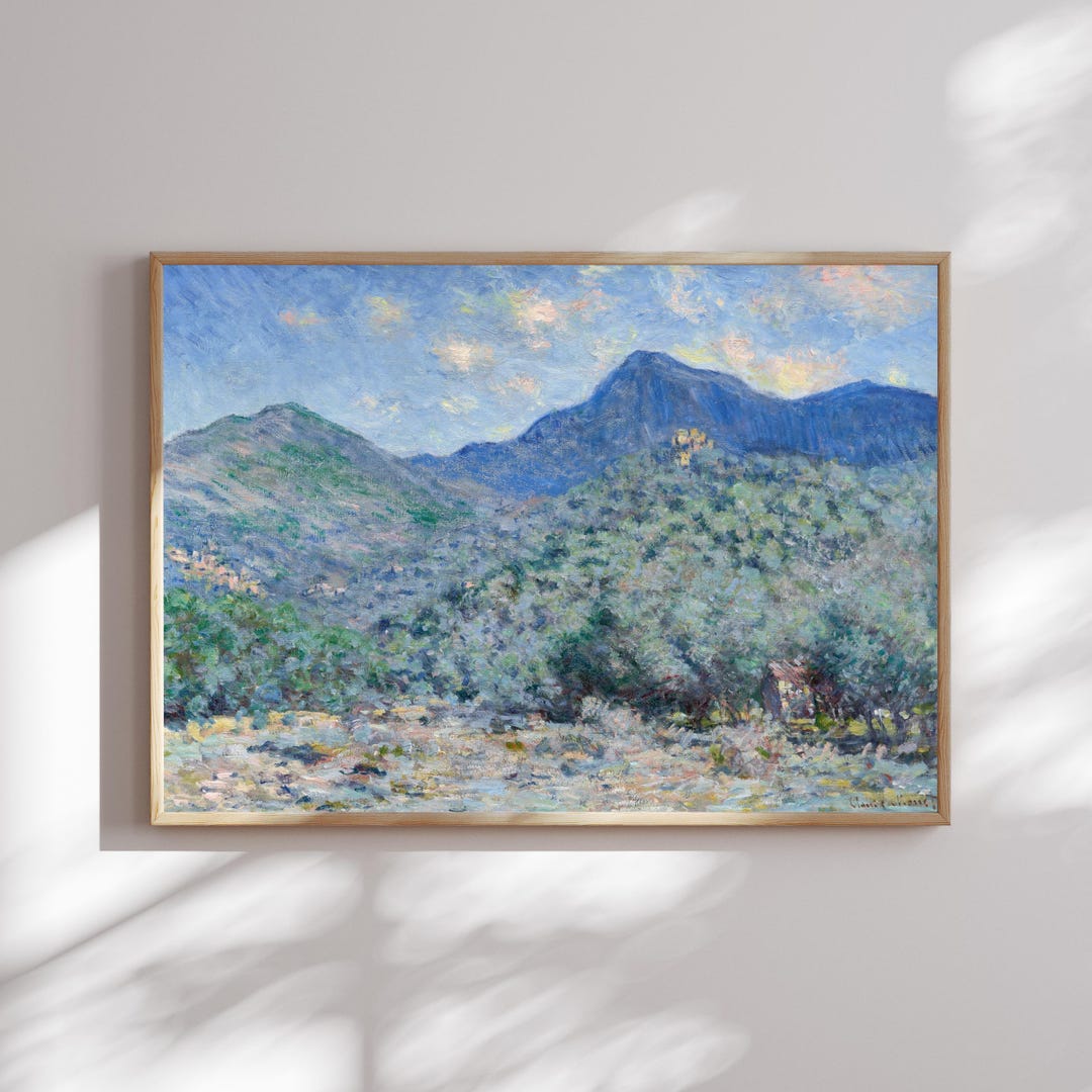 Claude Monet Landscape Canvas Print: Valle Buona, Impressionist ...