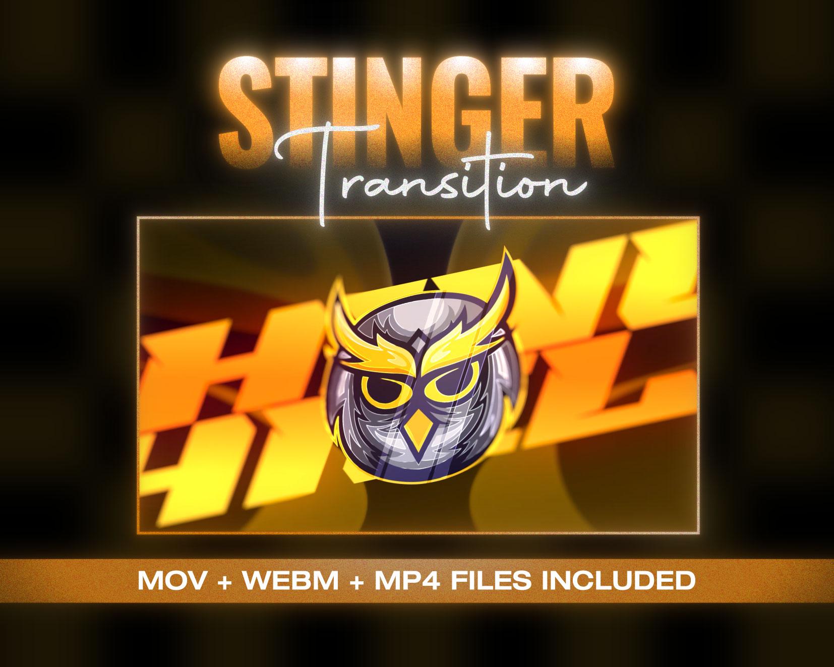Custom Stinger Transition for Twitch | OBS Stinger Transition | Youtube ...
