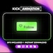 Premium Kick Follow Button Overlay, Animated Kick Follow Alert, Kick ...