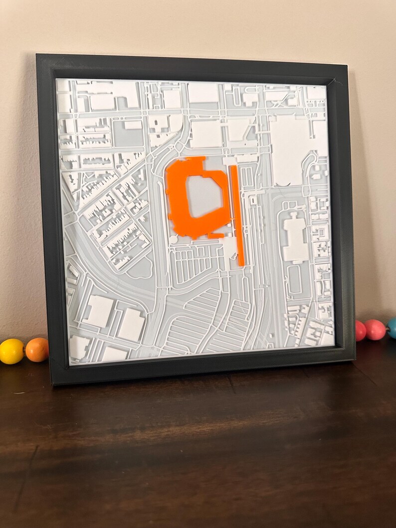 Custom 3d Stadium Maps - Etsy
