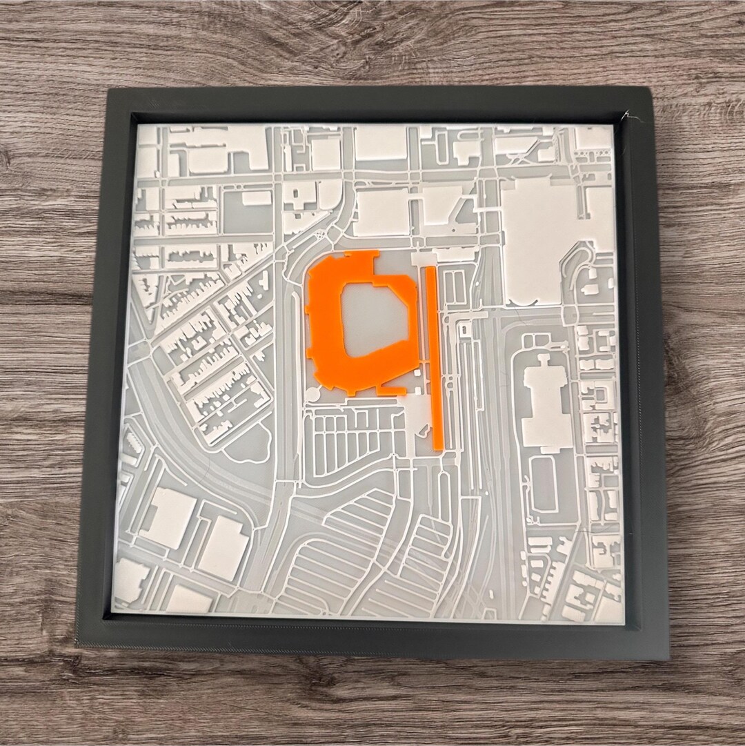 Custom 3d Stadium Maps - Etsy