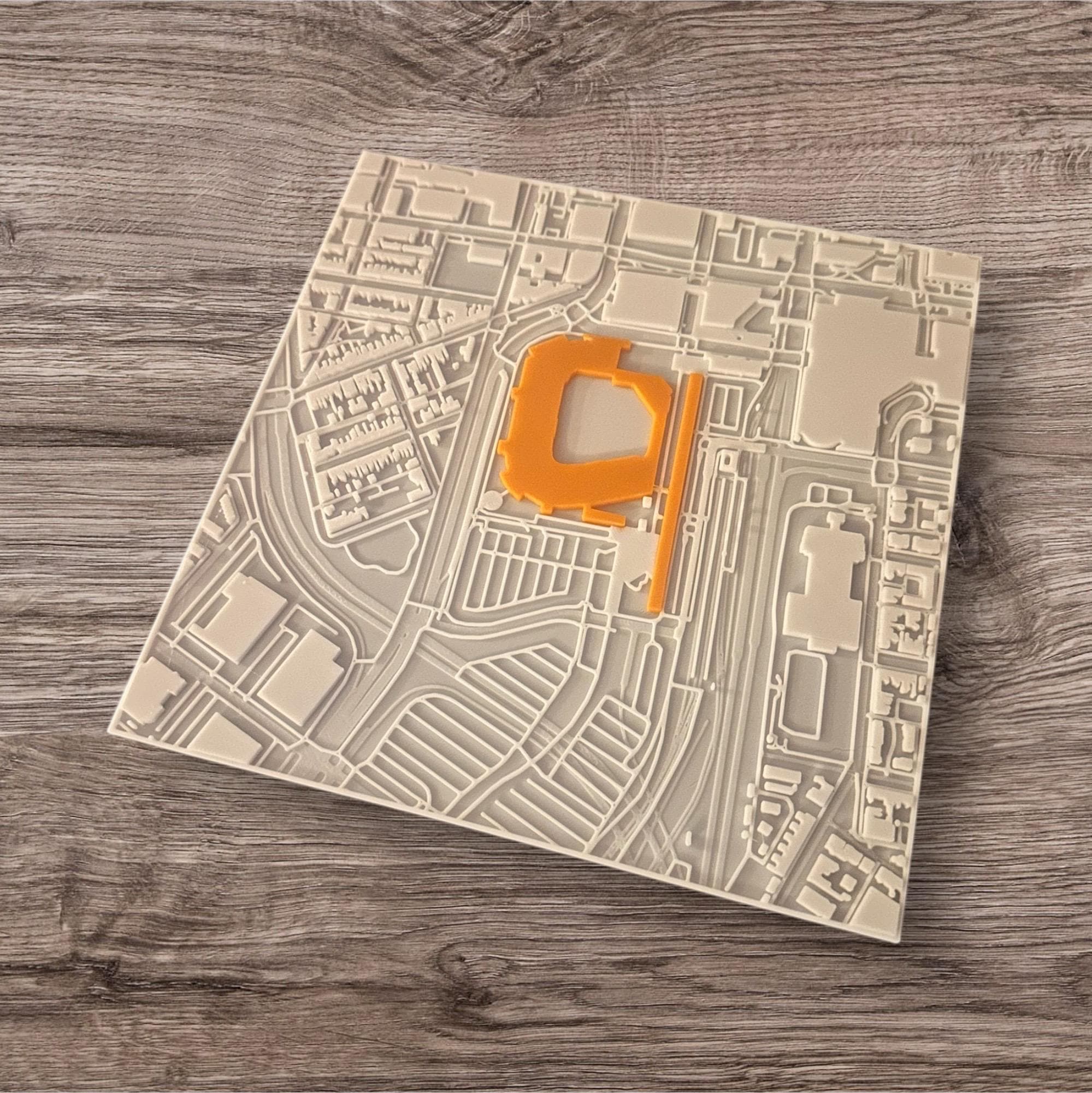 Custom 3d Stadium Maps - Etsy