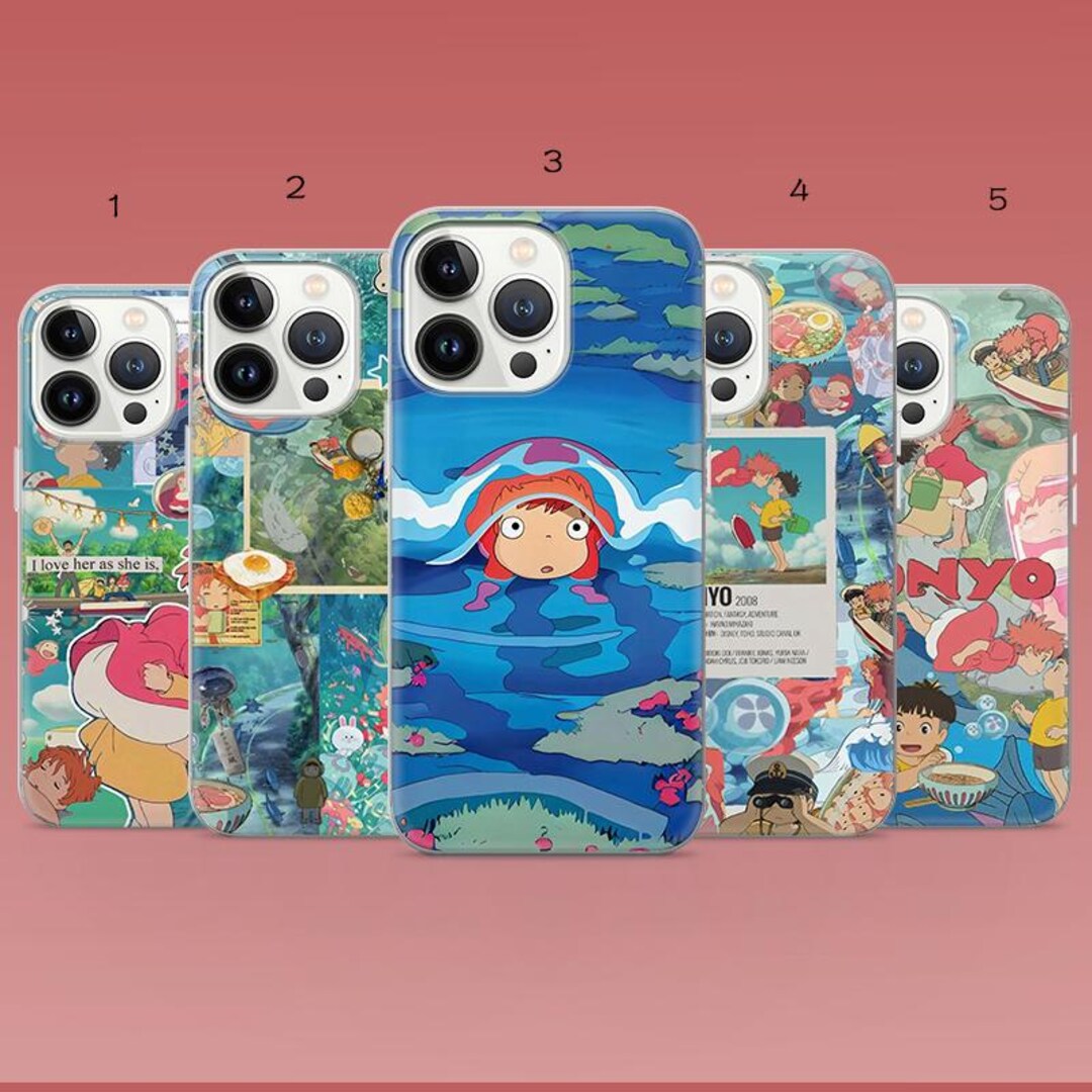 Ponyo Phone Case: Studio Ghibli Goldfish Cover - Etsy