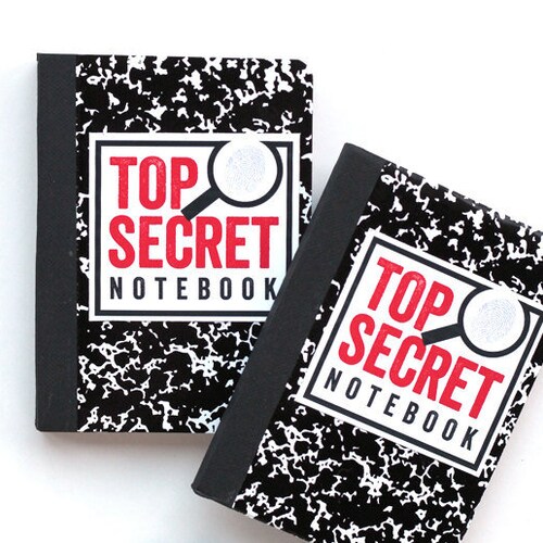 Super Spy Printable Notebook Labels Are Printable Stickers - Etsy UK