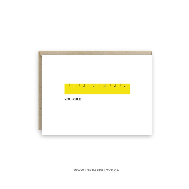 YOU RULE CARD Fathers Day Friends Friendship Friendship - Etsy