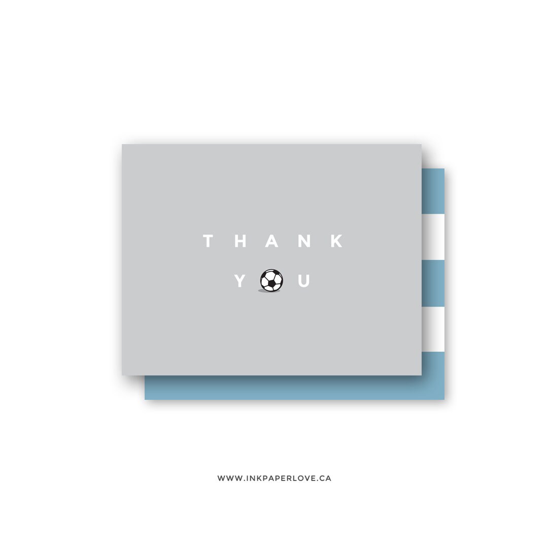 PRINTABLE SOCCER Thank You Card for the Soccer Coach of Your - Etsy
