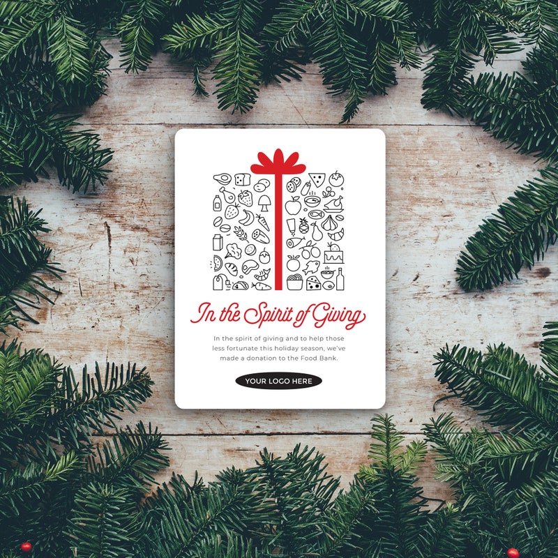 Back of Christmas Card - Etsy