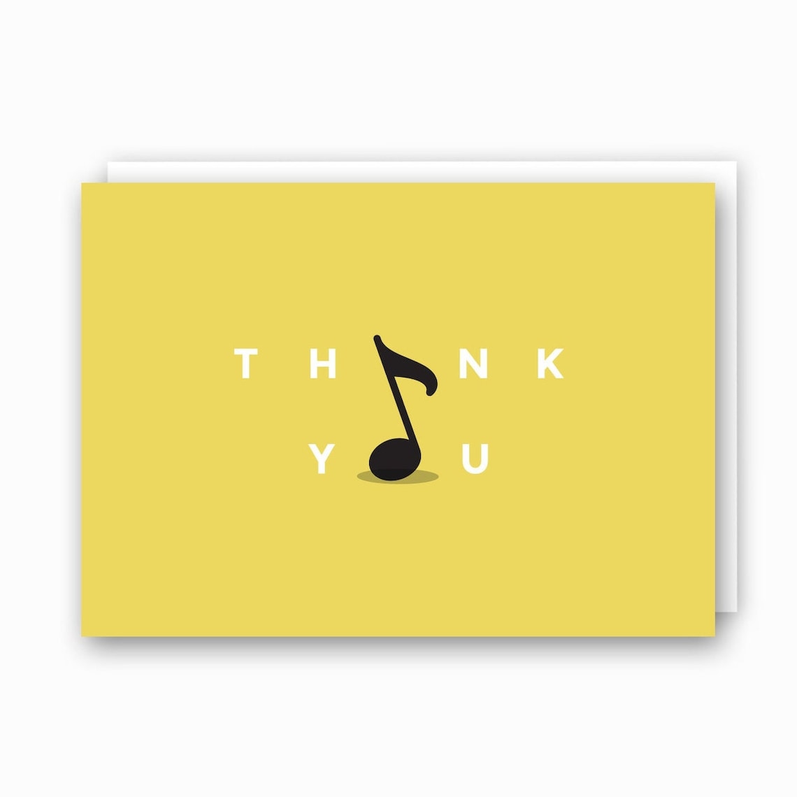 THANK YOU Card for Music Teacher Gifts, Piano Instructor Notecard ...