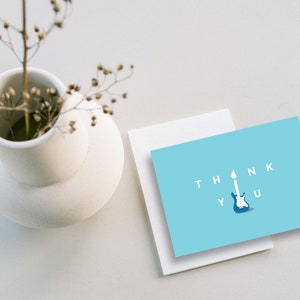 Guitar Teacher Thank You Card, Music Instructor Gift From Student for ...