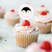PENGUIN CUPCAKE TOPPERS, Printable Cupcake Toppers, Printable Birthday ...