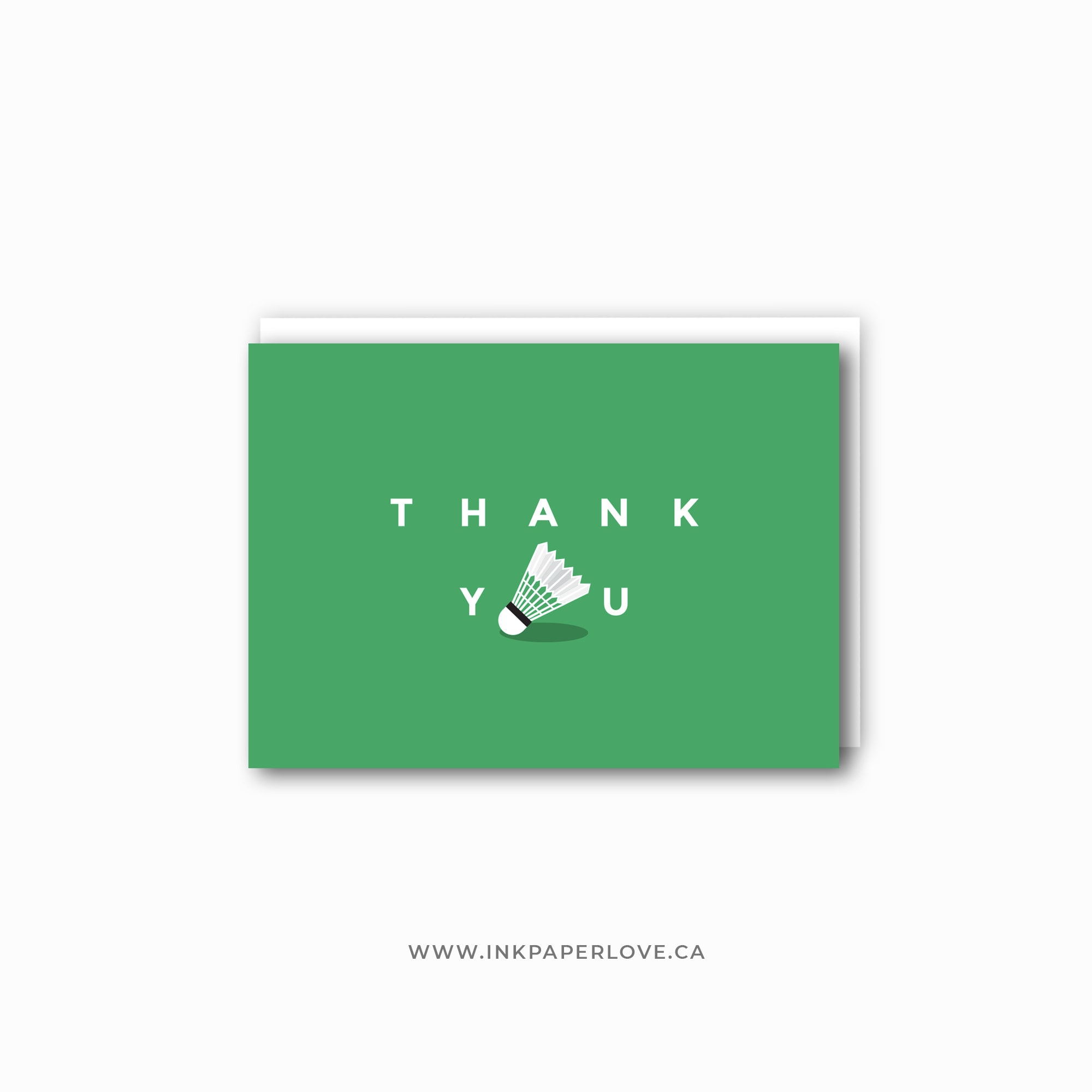 BADMINTON THANK YOU Card for Badminton Coach Gifts, Team Manager Gift ...