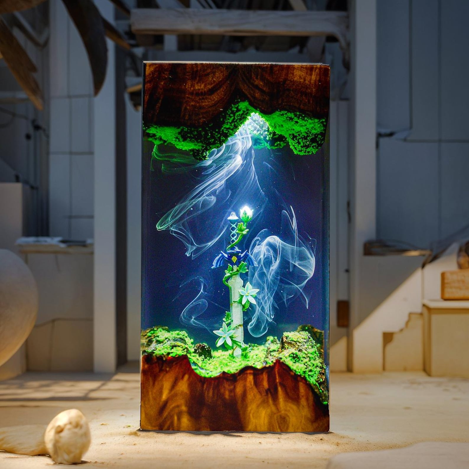 Master.sword - Zelda Resin Lamp | Handmade Fantasy Light | Christmas ...