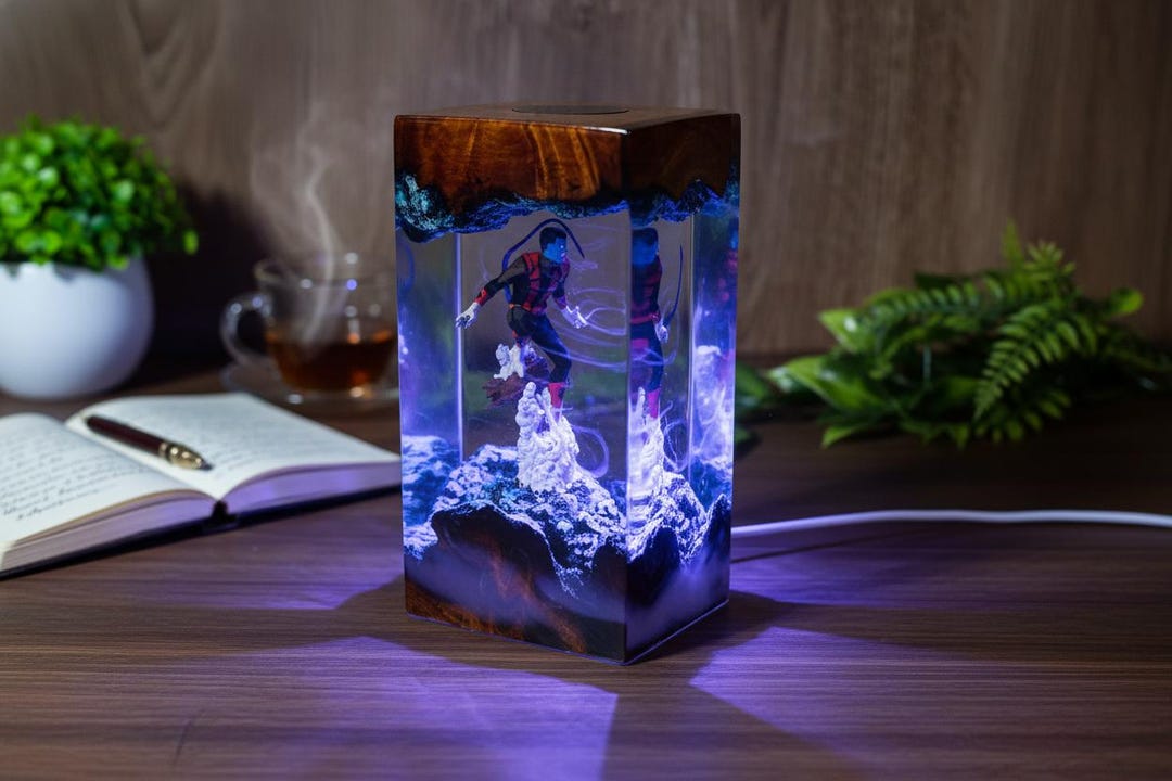 Art the Clown Resin Lamp – Horror Night Light | Terrifier Lamp | Creepy ...