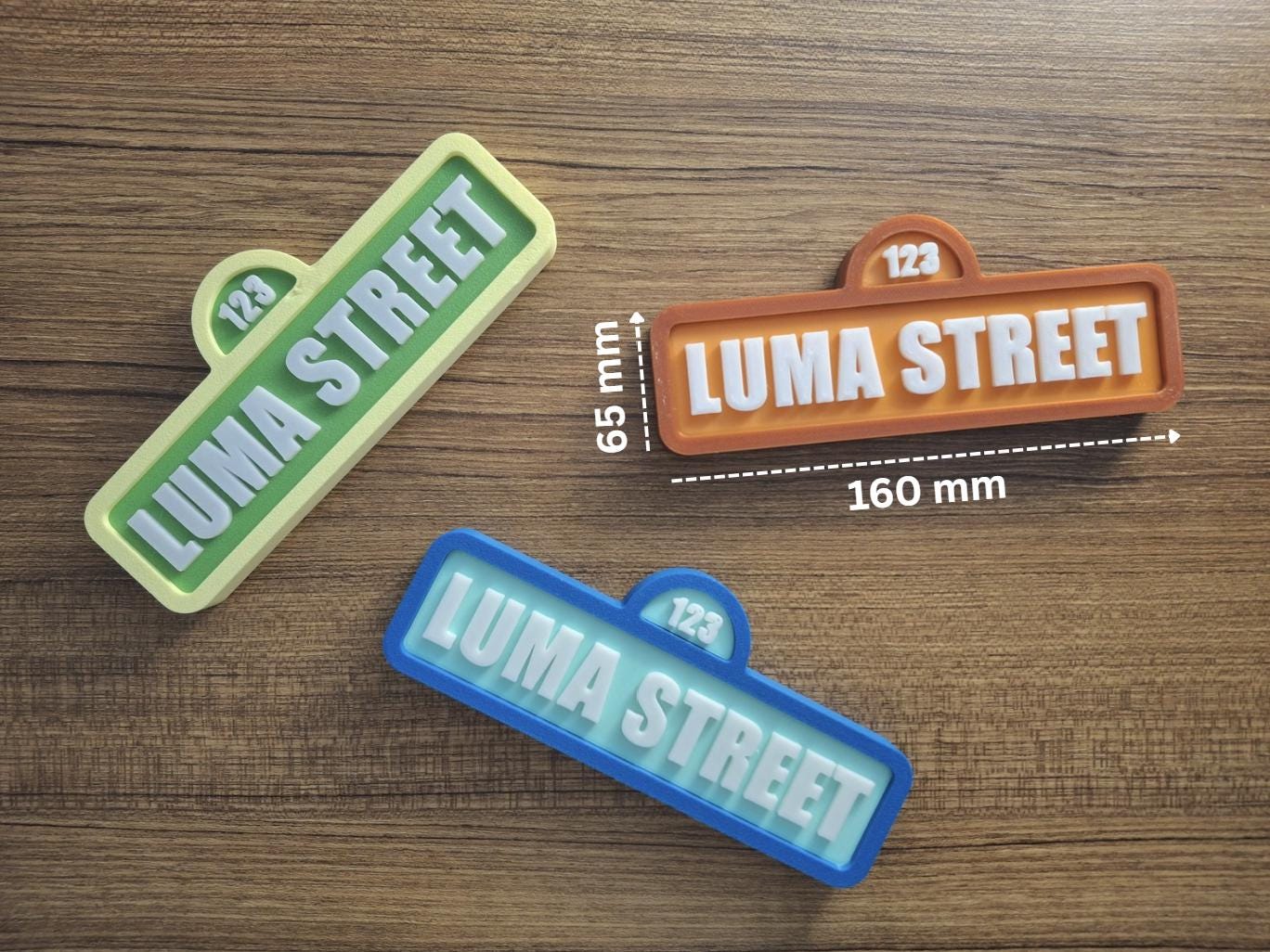 Personalized Sesame Street Style Sign - Nameplate: Kids Room Decor, USB ...
