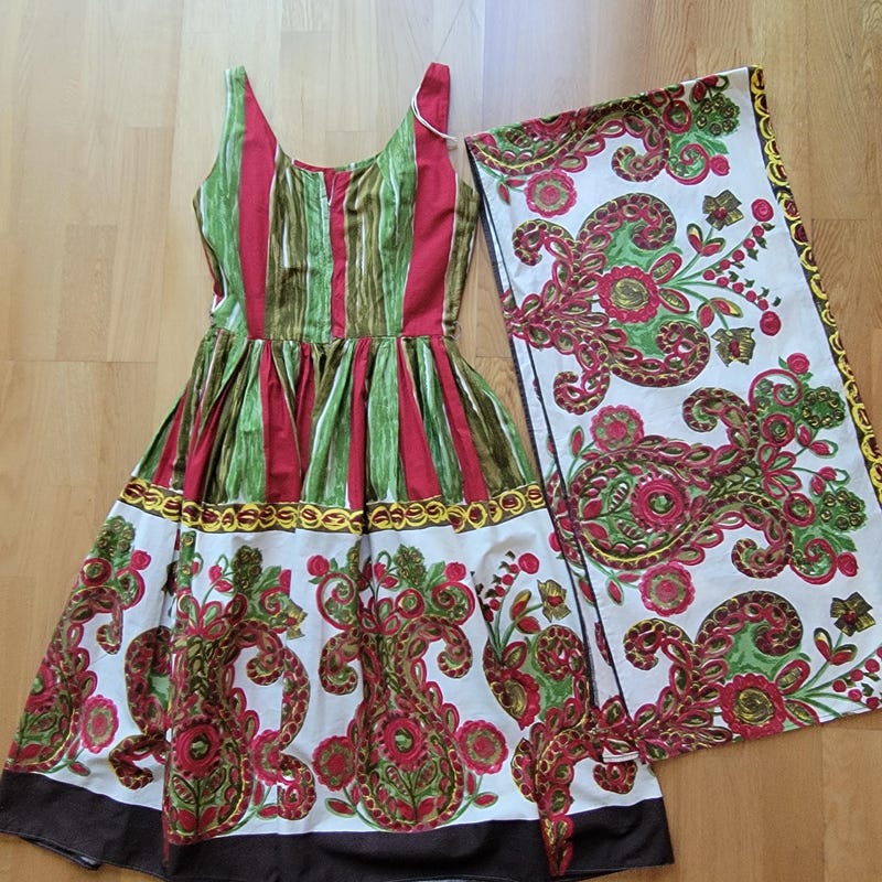 Screen Print Dress - Etsy