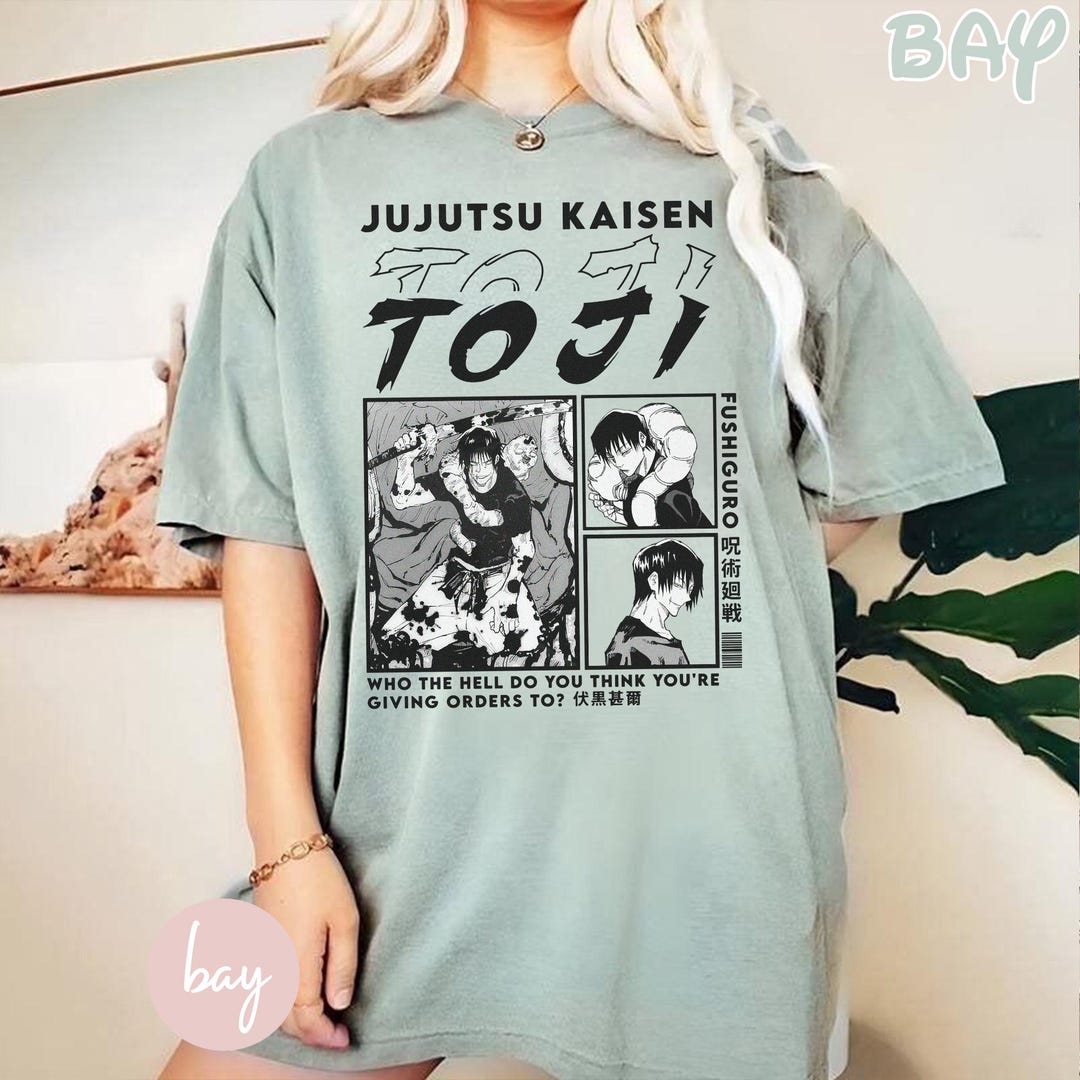 Vintage Toji Fushiguro Shirt, Sweatshirt, Hoodie, Toji Shirt, JJK Shirt ...