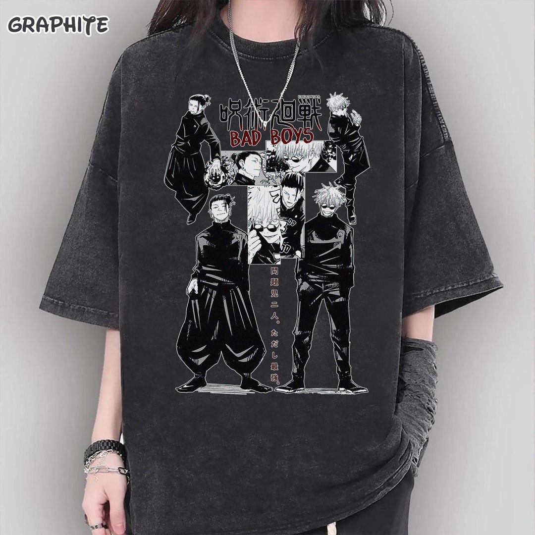 Vintage Gojo and Geto Shirt, Sweatshirt, Hoodie, Gojo Shirt, JJK Shirt ...