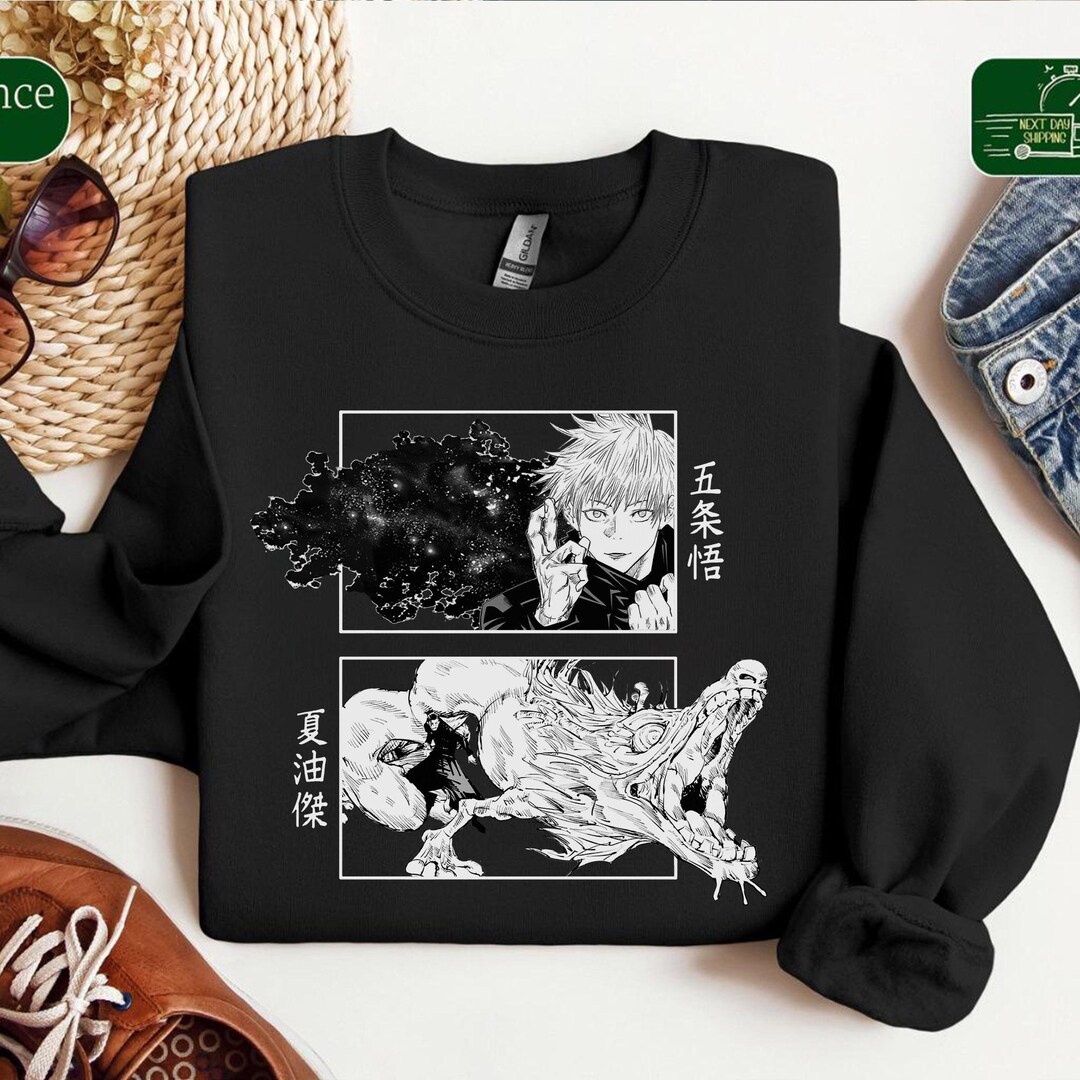 Vintage Gojo and Geto, Sweatshirt, Hoodie, Gojo and Geto Shirt, JJK ...