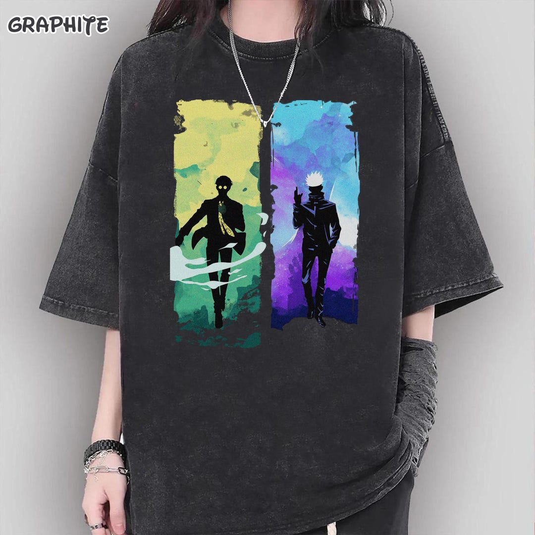 Vintage Nanami and Gojo Shirt, Sweatshirt, Hoodie, Nanami Shirt, JJK ...