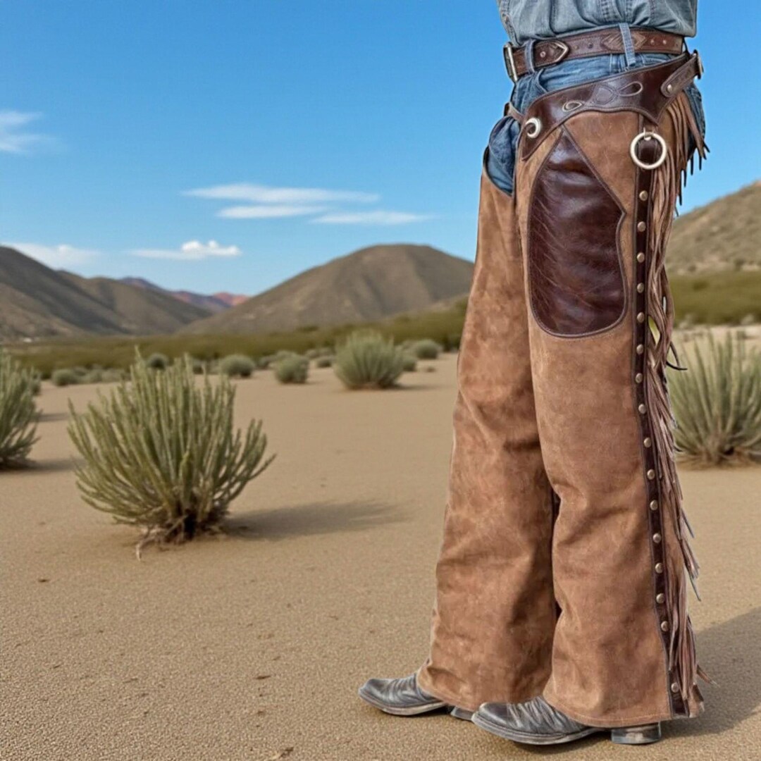 Men Native American Western Cowboy Chap Horse Riding Chap, Women ...