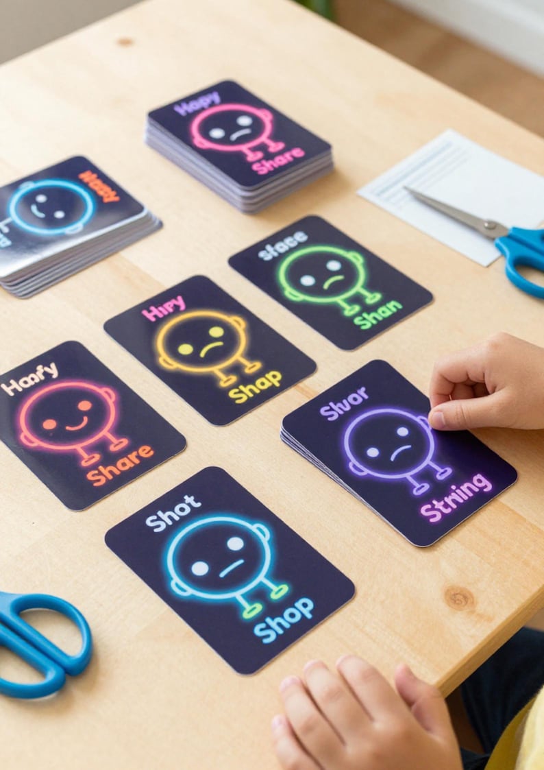 Bilingual Visual Communication Cards | Daily Routine, Emotions, Social ...