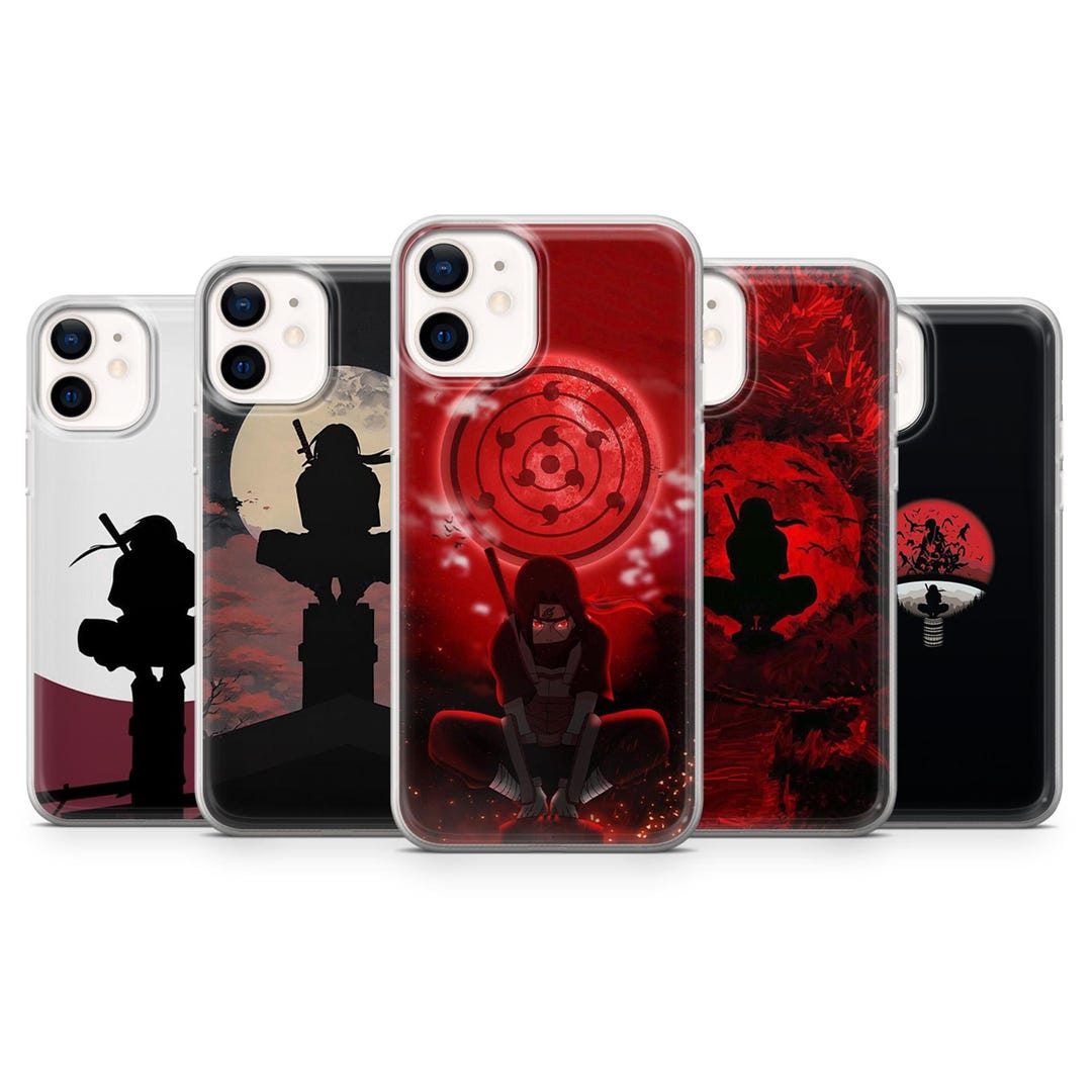 Naruto Phone Case Itachi Uchiha Cover for iPhone 16 Plus, 15, 14, 13 ...