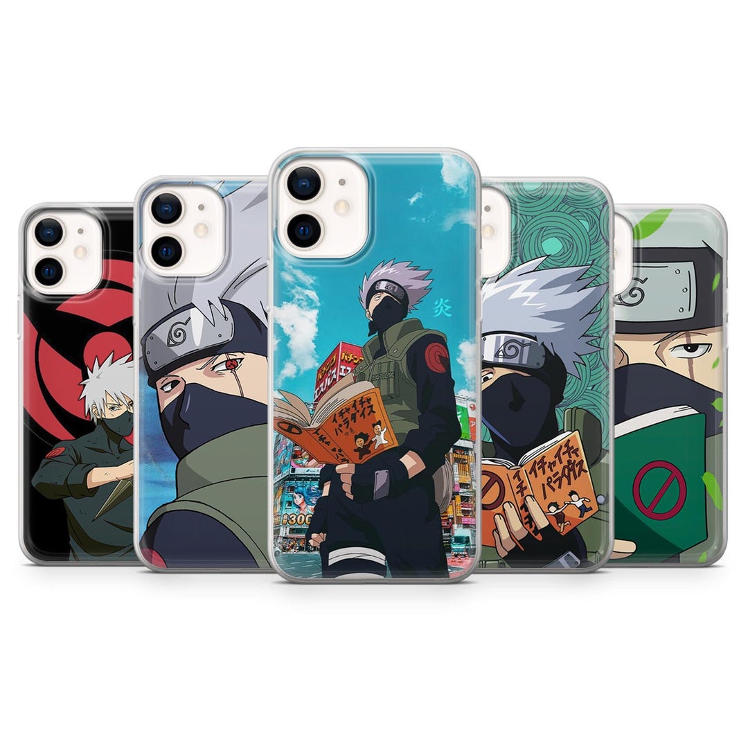 Naruto Phone Case Kakashi Sharingan Cover for iPhone 16 Plus, 15, 14 ...