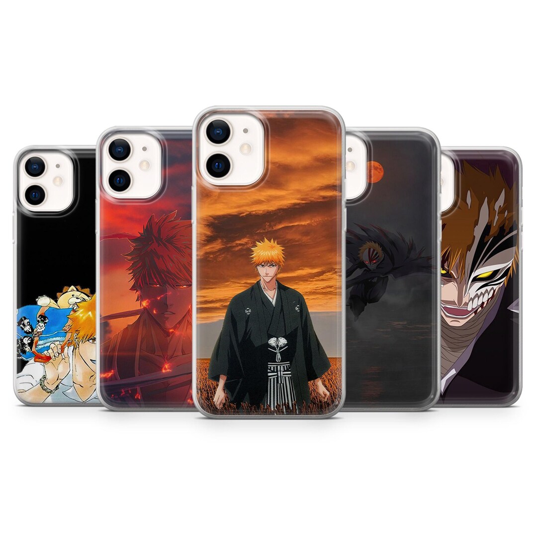 Bleach Phone Case Ichigo Cosplay Cover for iPhone 16 Plus, 15, 14, 13 ...