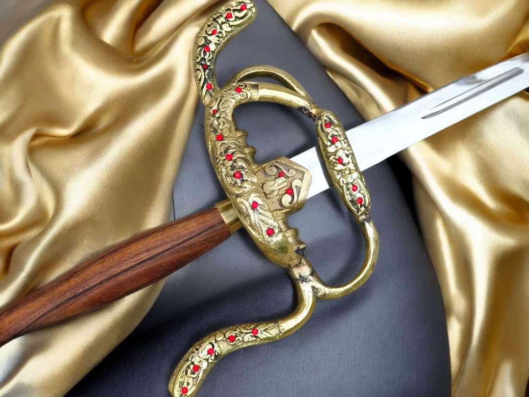 Hand Forged Carbon Steel Highlander Sword Replica: Medieval Rapier - Etsy