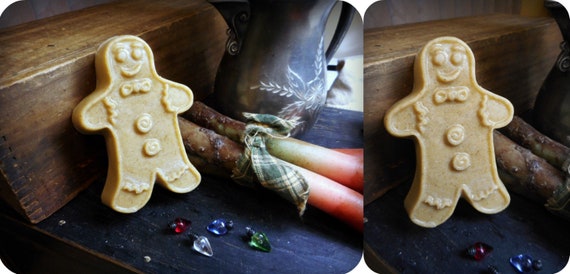 The Gingerbread Man. Hand Crafted Indie Soap. Natural Oatmeal | Etsy