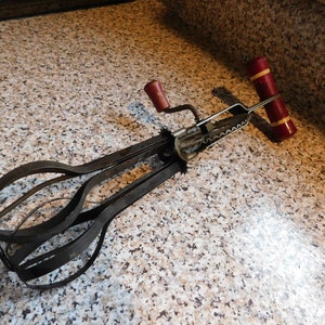 Ecko Vintage Egg Beater Mixer With Red and Cream Wood Handle Made in ...