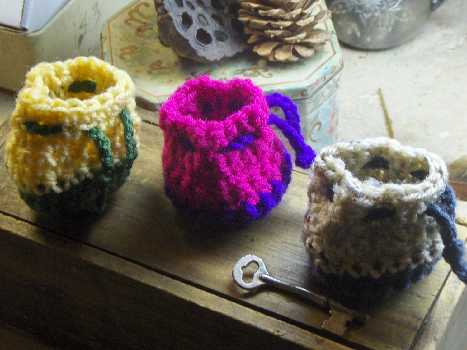 Handmade Crochet Pouch Easter Egg Bag. Use for Jewelry Rings | Etsy