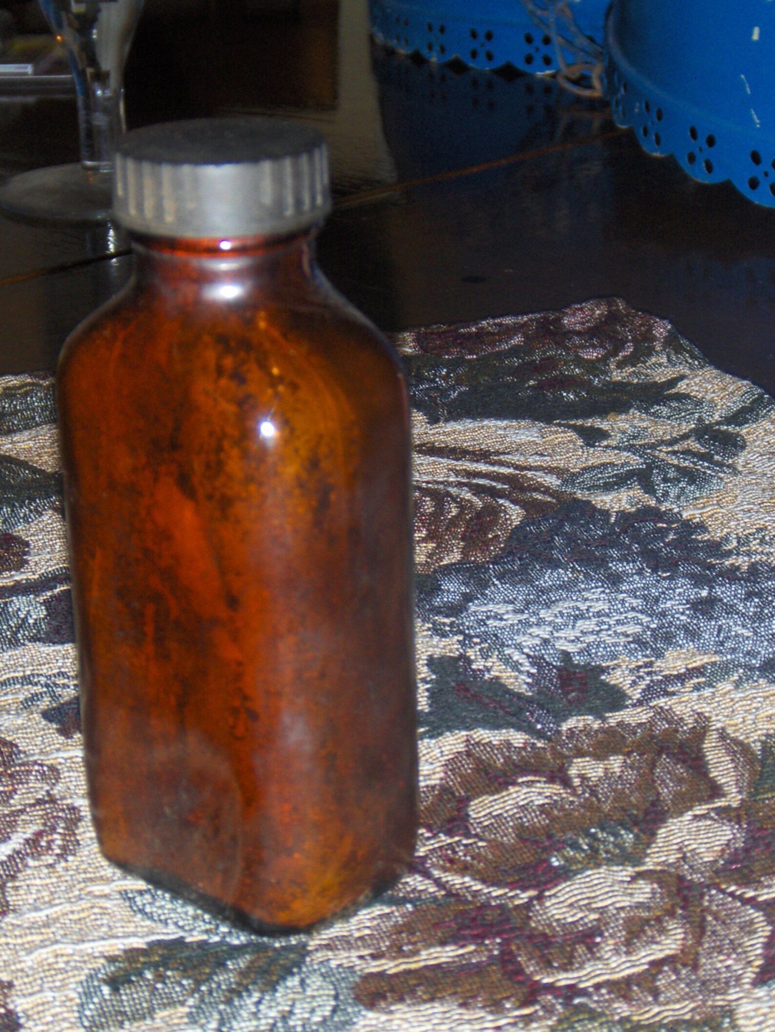 Dark Amber Elixer Medicine Pharmacy Apothecary Bottle With Cap - Etsy
