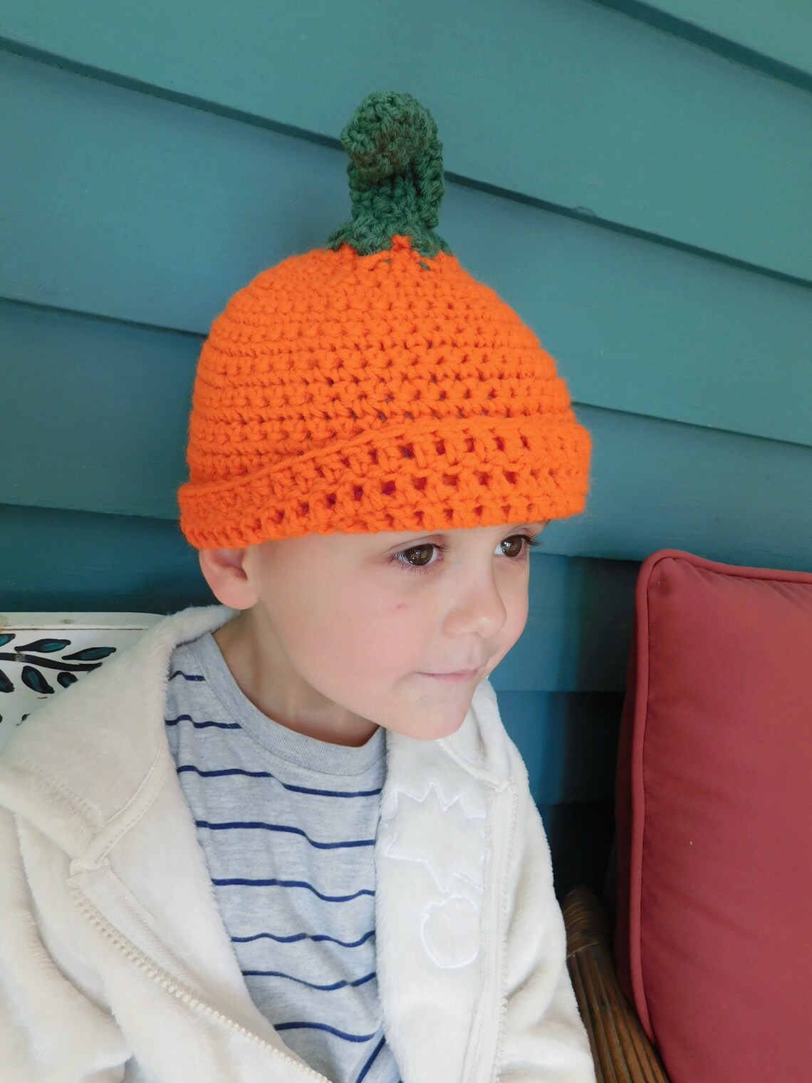 The Pumpkin Patch Hat - Handmade Halloween Pumpkin Children or Adult ...