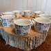 Vintage Gabbay China Mugs With Gold Leaf Design. Bone China Gold Veins ...