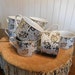 Vintage Gabbay China Mugs With Gold Leaf Design. Bone China Gold Veins ...
