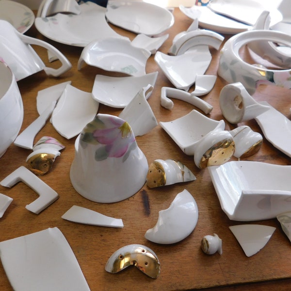 Broken China Mosaic - Etsy