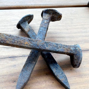 Antique Huge Rusty Railroad Nail Spike. #festiveetsyfinds - Etsy