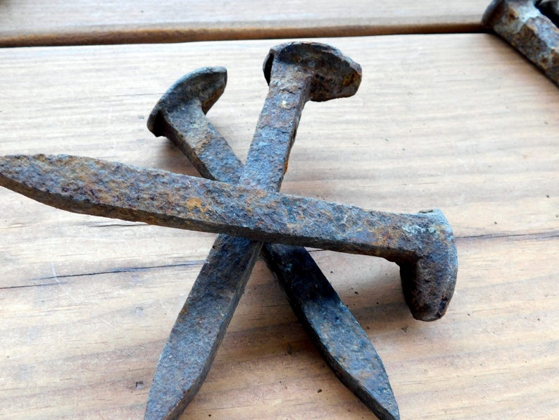 Antique Huge Rusty Railroad Nail Spike. #festiveetsyfinds - Etsy