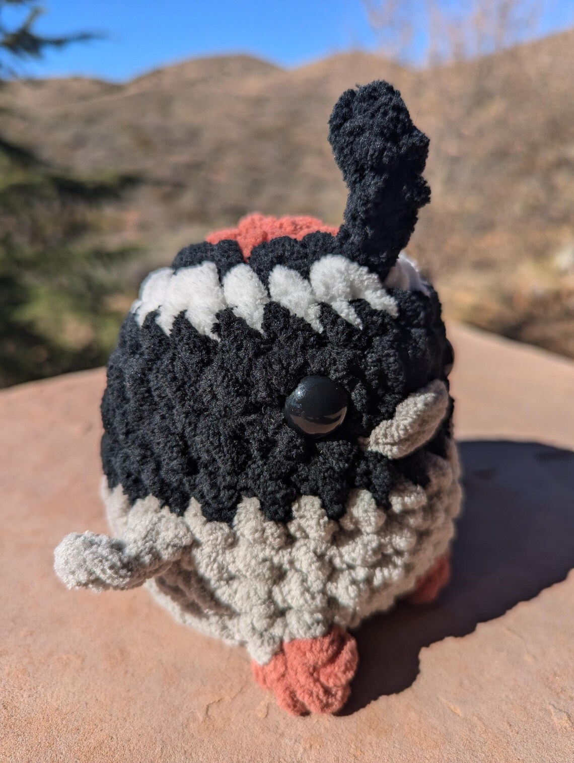 READY TO SHIP: Gamble's Quail Crochet Plushie - Etsy