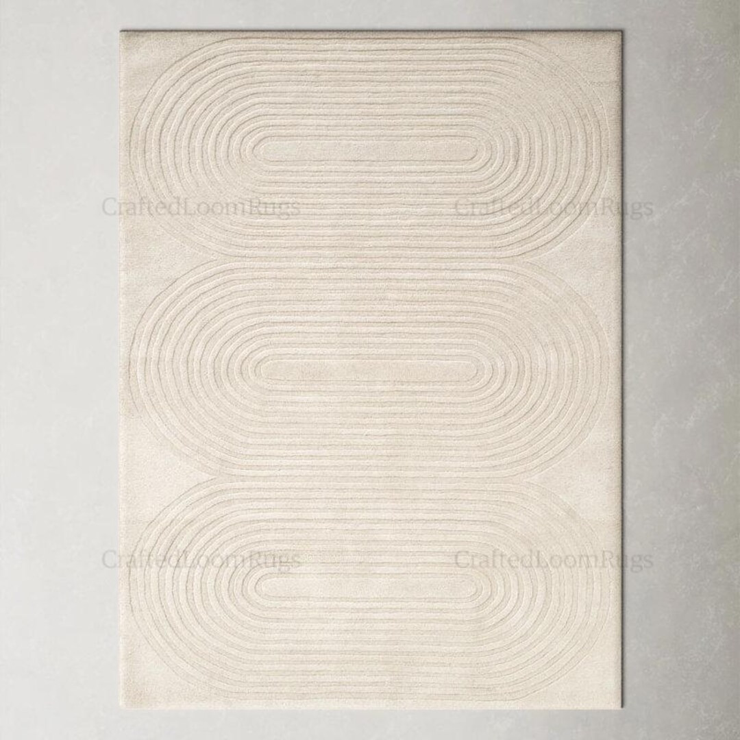 Modern Tufted Rug With Abstract Patterns – Multi Sizes, Soft Touch ...